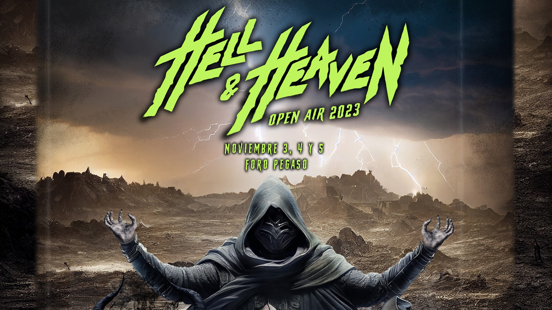 Listo cartel del Hell and Heaven Open Air 2023 – Soy Música y Cultura